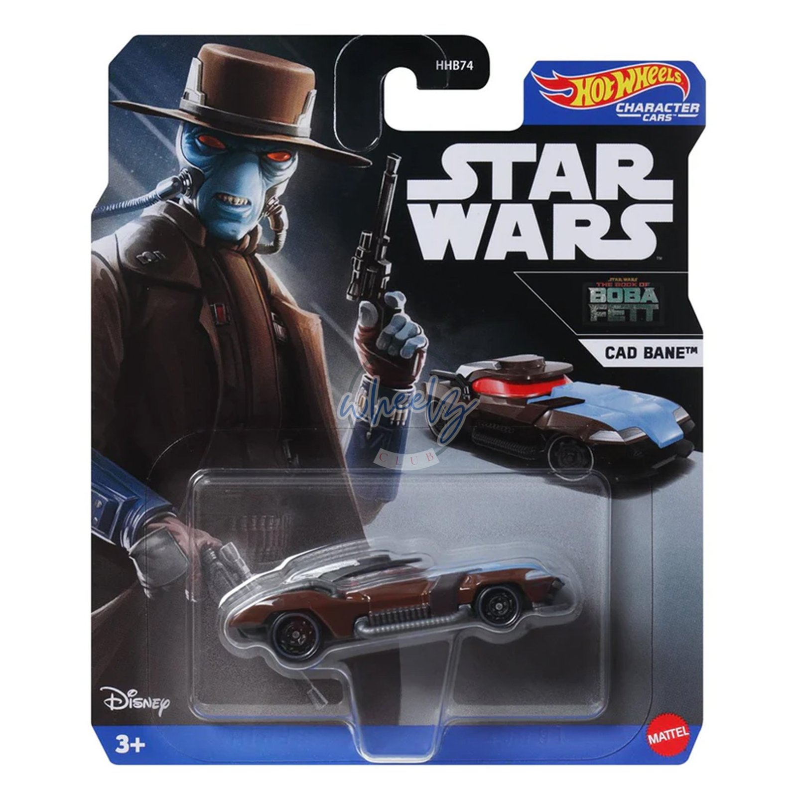 Hot Wheels Character Cars -Cad Bane – STAR WARS - Wheelzclub: Premium ...