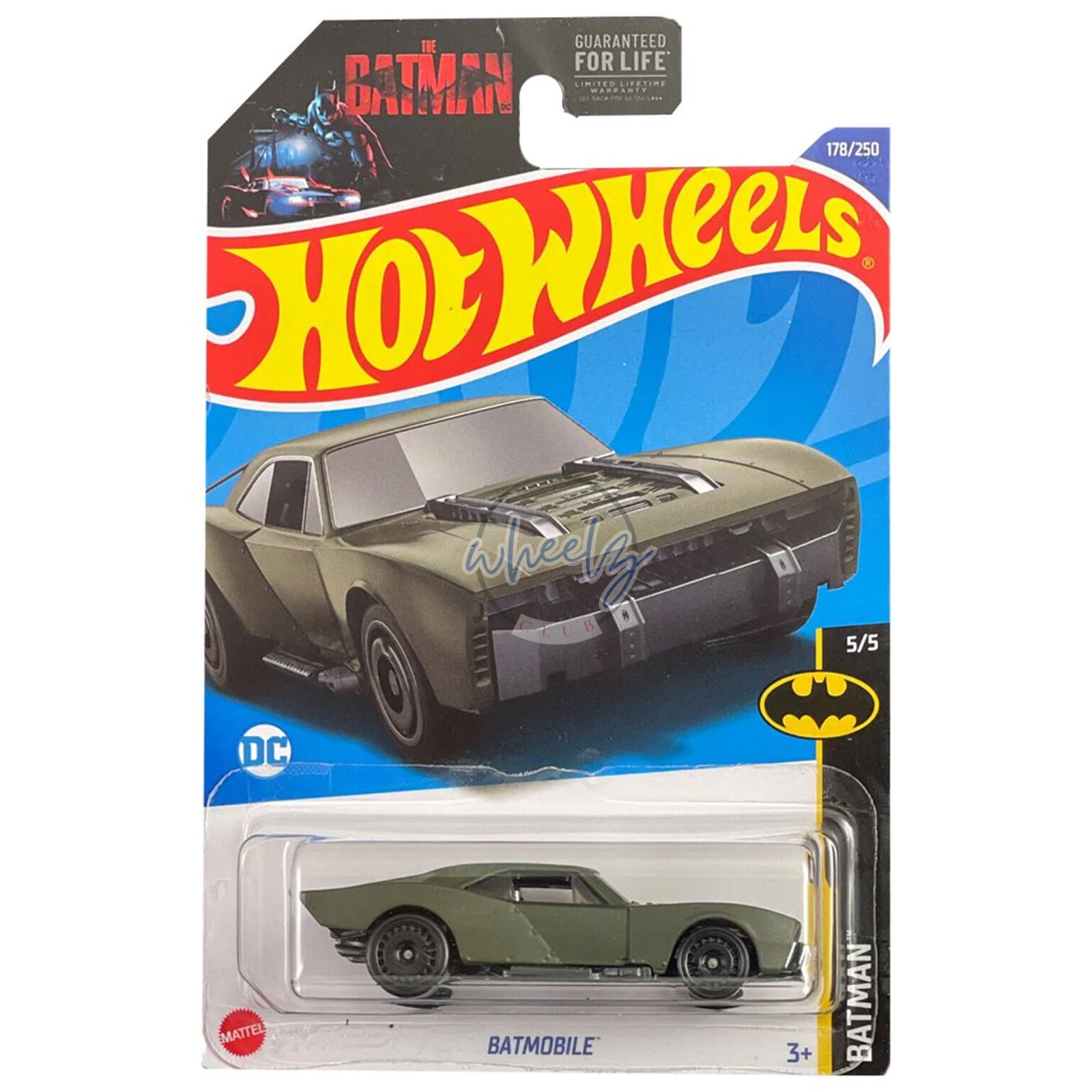 Hot Wheels Exclusive -Batmobile Green – BATMAN - Premium Die cast Toy Store