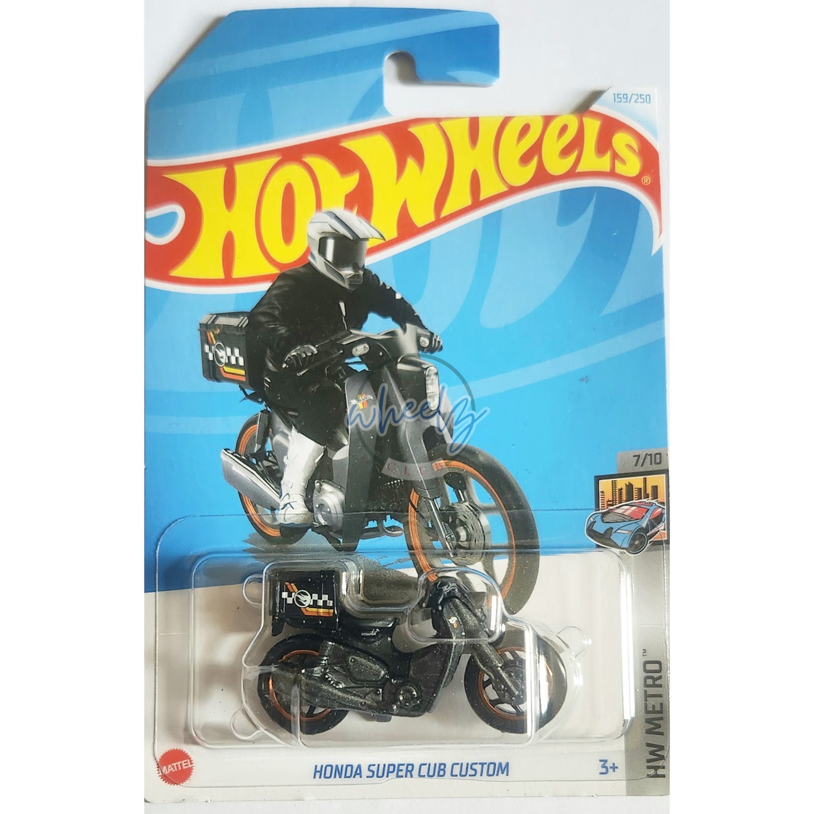 Hot Wheels Honda Super Cub Custom – HW METRO -SKY/STR06 - Premium Die ...